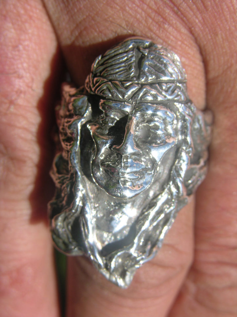 Sterling Silver Native American Indian Head Ring | Freedom Jewelry USA